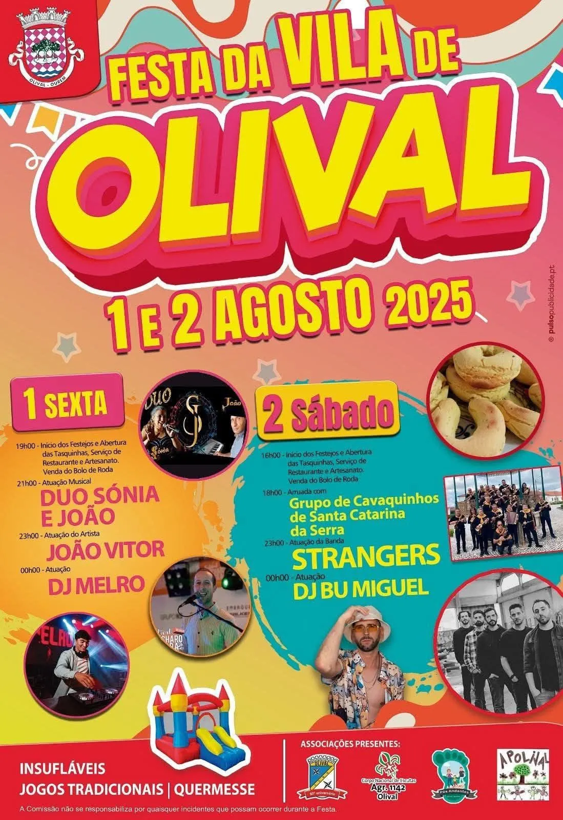 Festas do Olival 2025 - Agenda de Concertos
