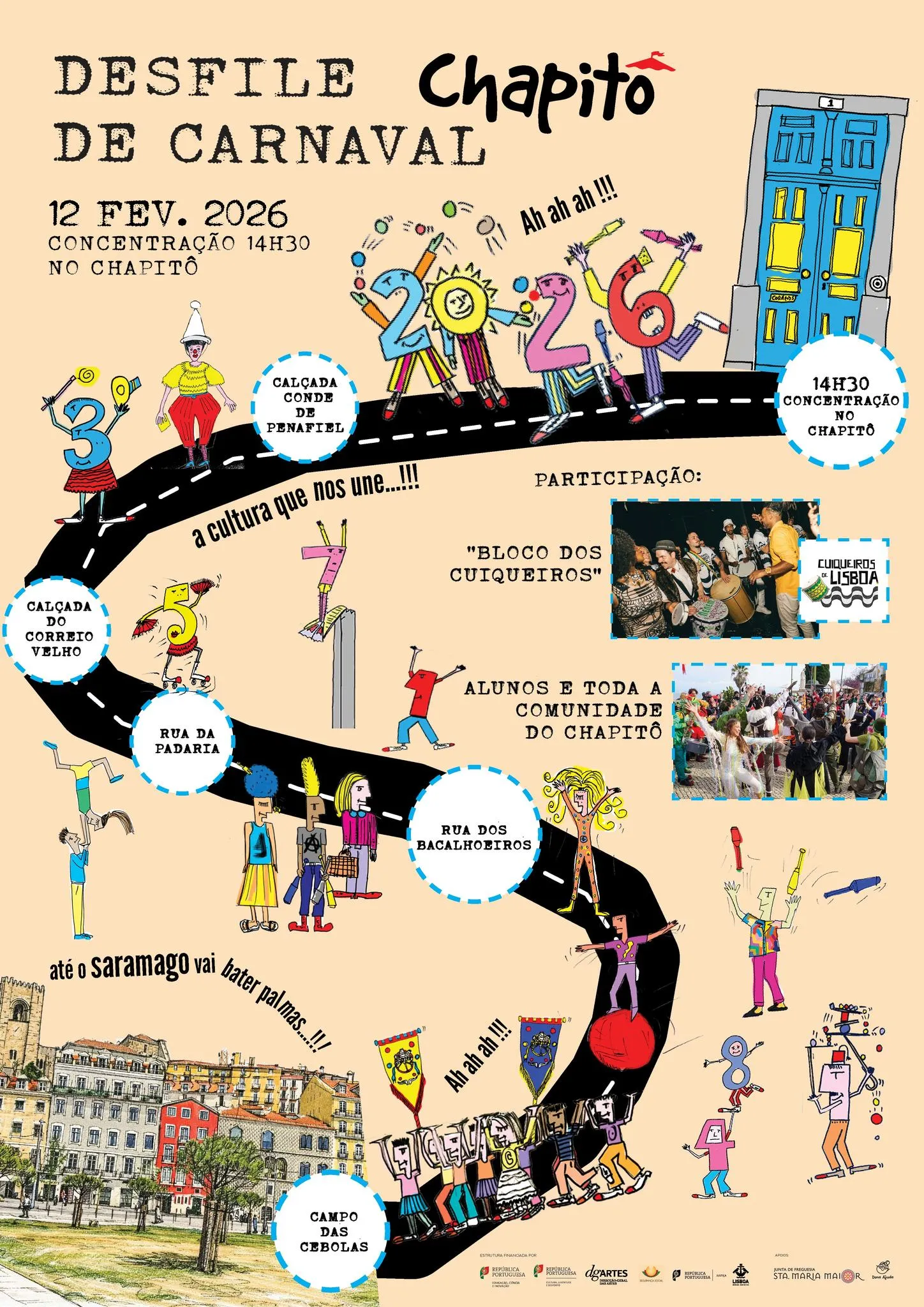 Carnaval do Chapitô – Lisboa 2026 - Agenda de Concertos