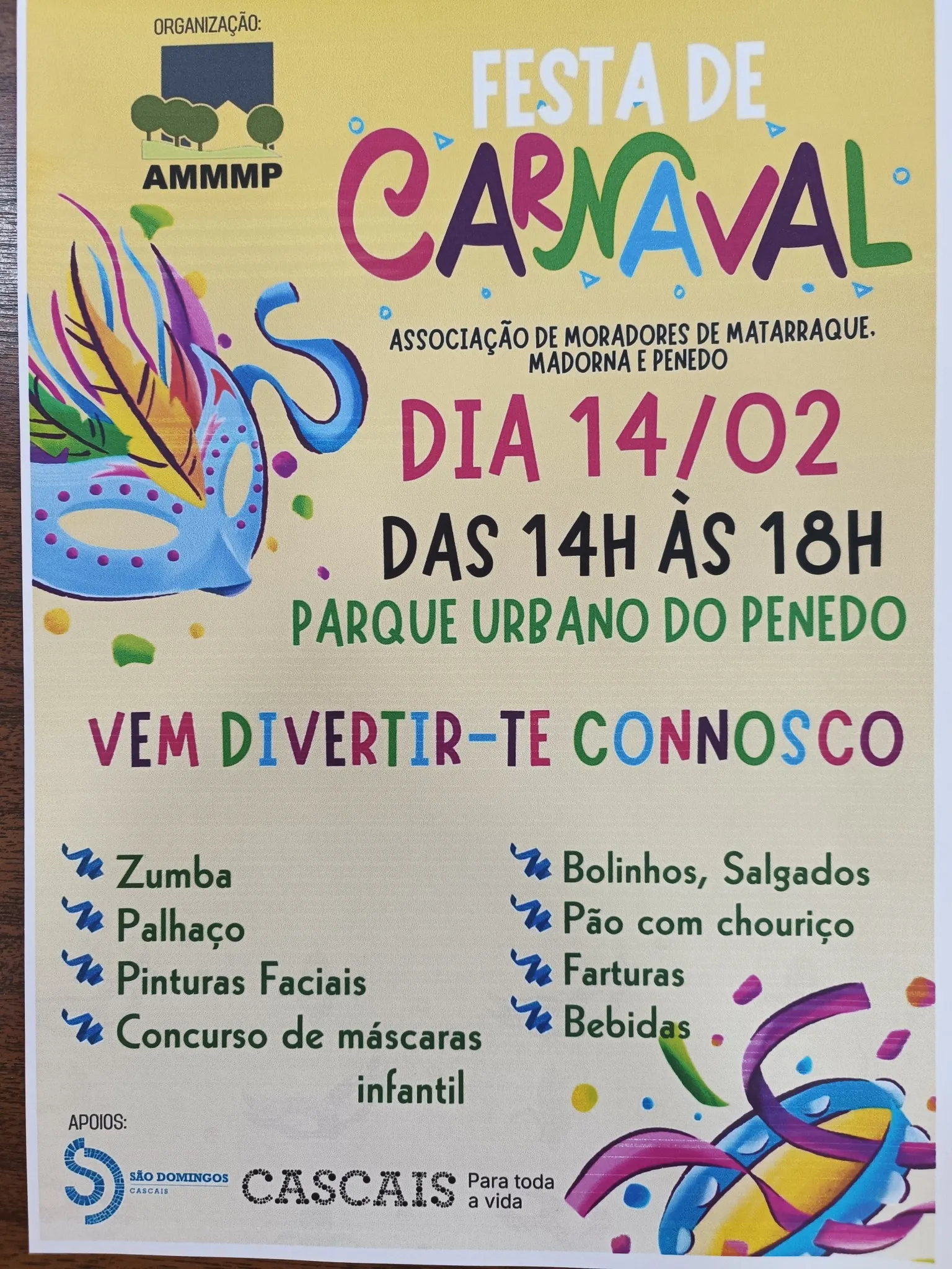 Carnaval de São Domingos de Rana 2026 - Agenda de Concertos
