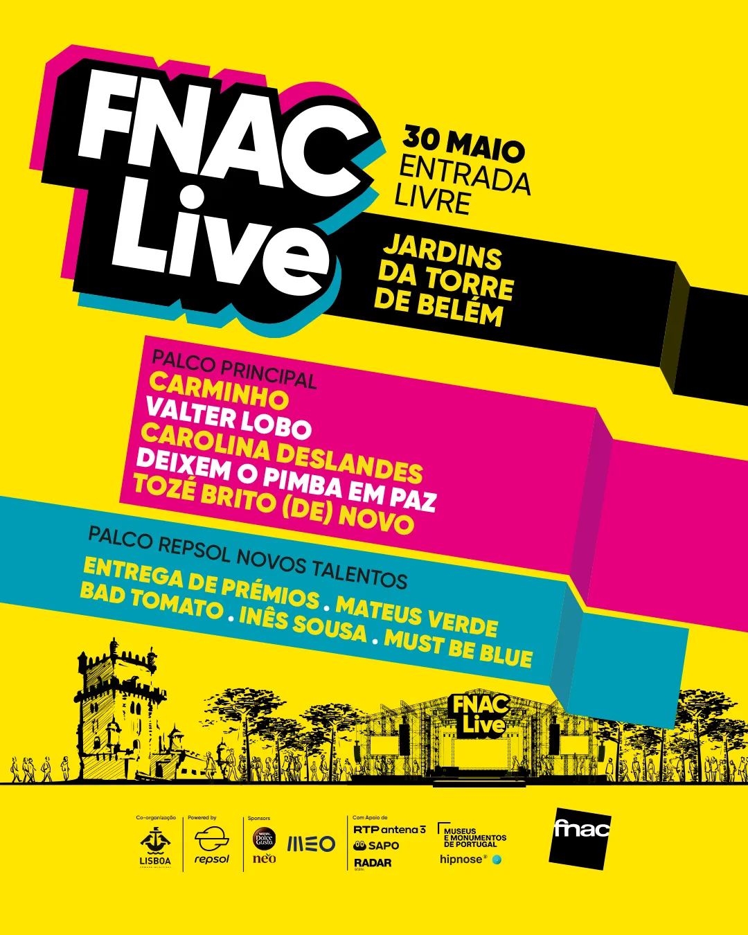 FNAC Live 2026 em Lisboa - Agenda de Concertos