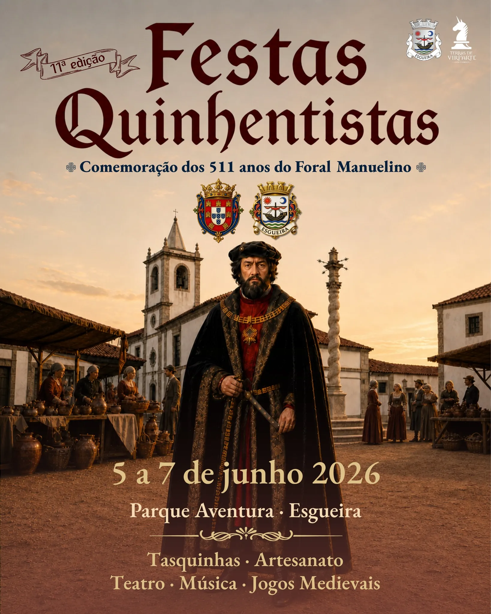 Festas Quinhentistas de Esgueira 2026 - Agenda de Concertos