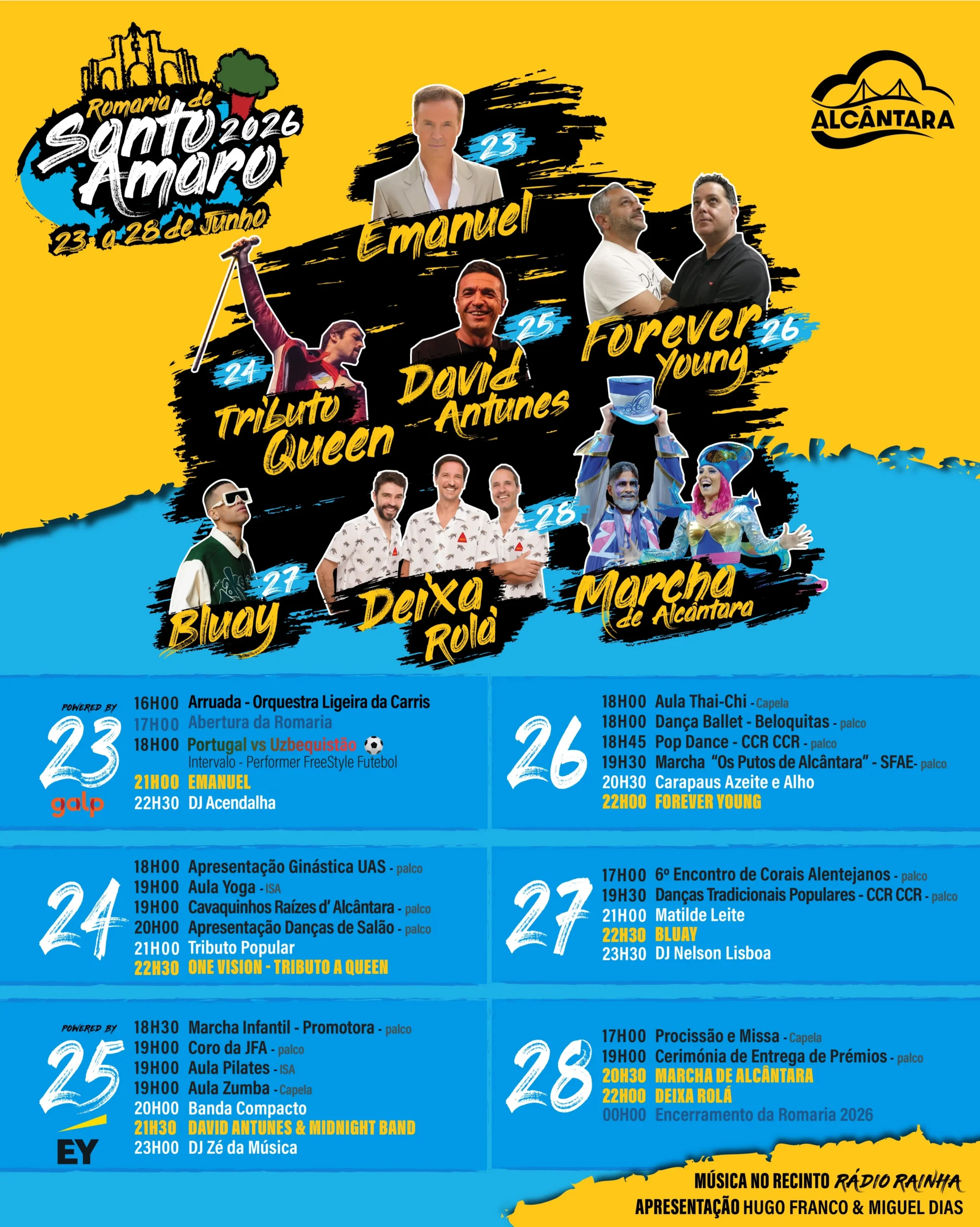 Romaria de Santo Amaro – Alcântara, Lisboa 2026 - Agenda de Concertos